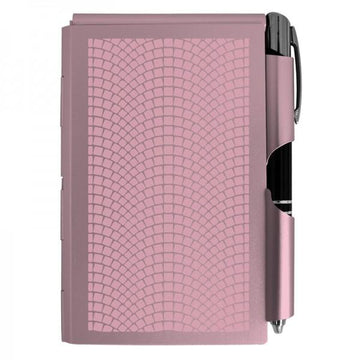 Aluminum Notepad+ LED Pen - Rose – WellspringGift