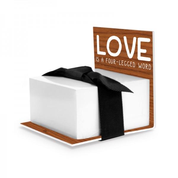 Sticky Note Stand - Love is a Four-Legged Word – WellspringGift